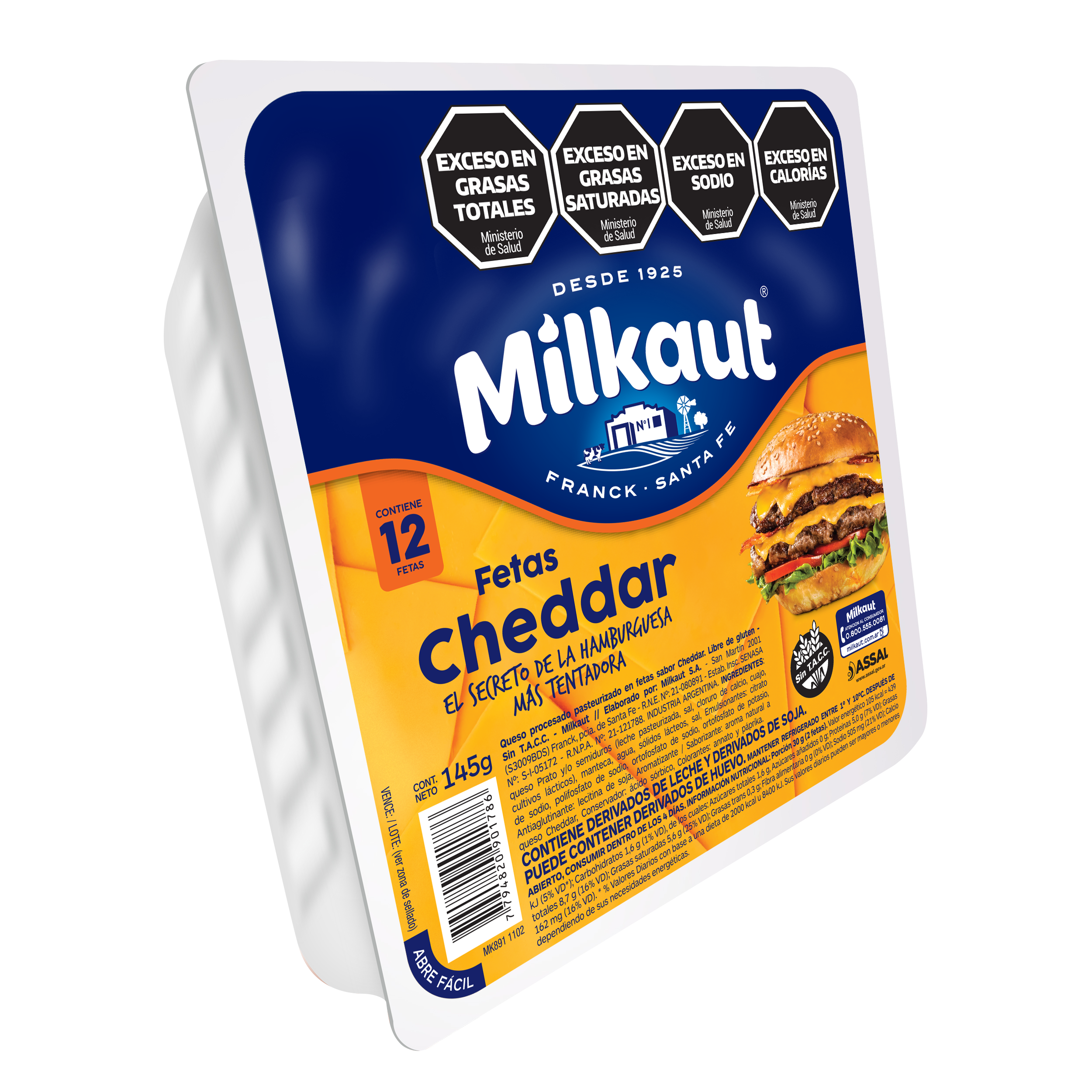 Queso Procesado sabor Cheddar - SAVENCIA